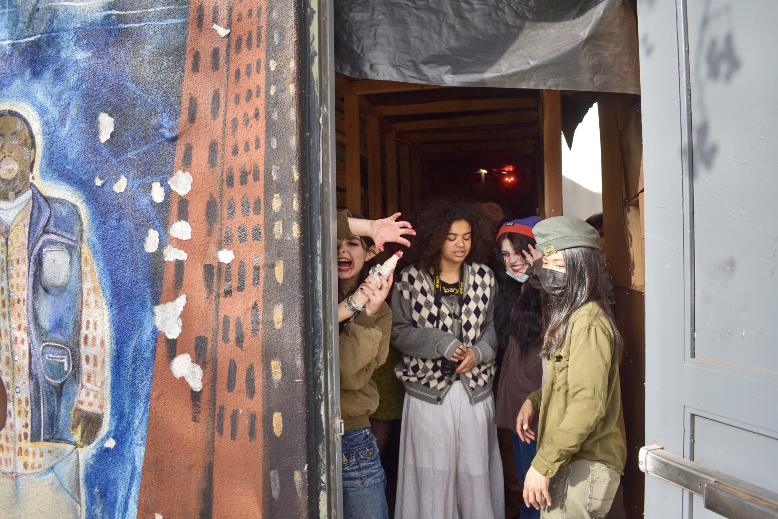 CTE classes unite to build haunted house, escape room for students ...