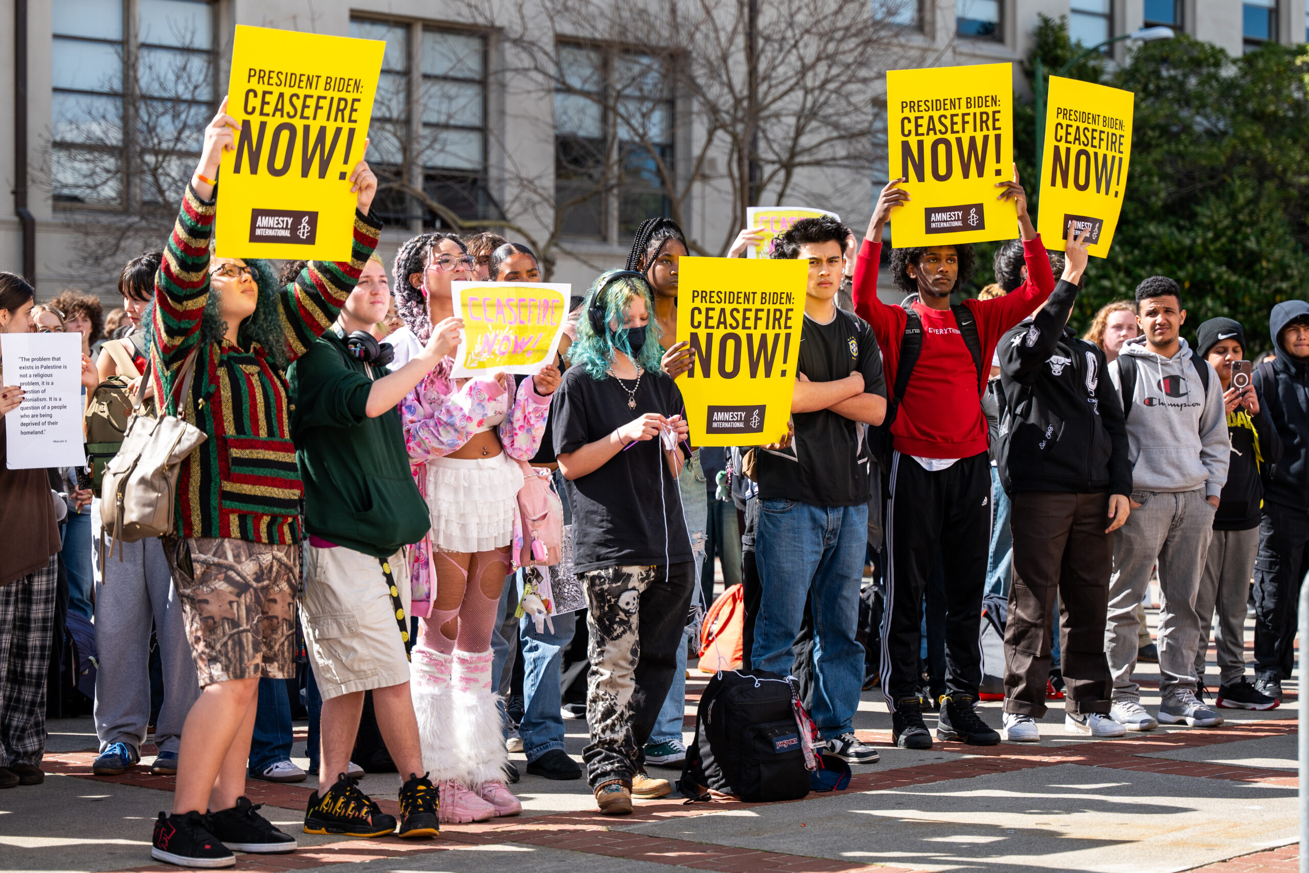 Walkout: Students call for ceasefire, Israel-Palestine curriculum | The ...