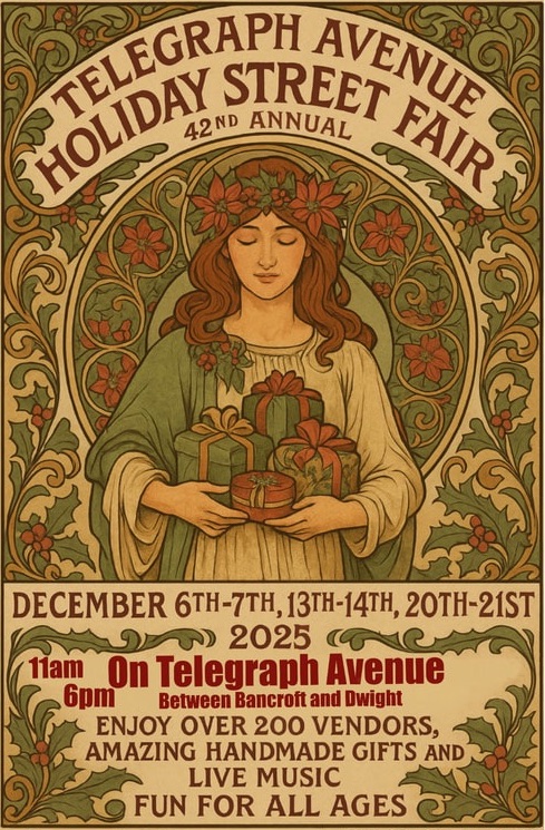 The Telegraph Avenue Holiday Street Fair hosts its festive 42nd annual ...